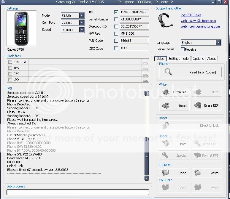 samsung e1230 unlock done | PinoyTechnician